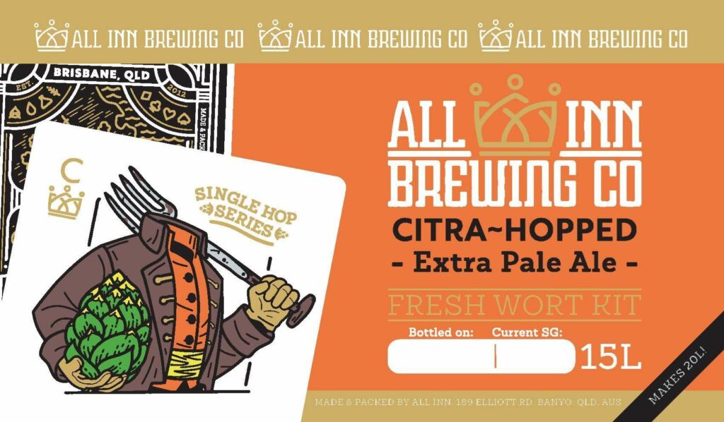 All-Inn Fresh Wort Kit - Citra Hop Extra Pale Ale - Brewers Choice