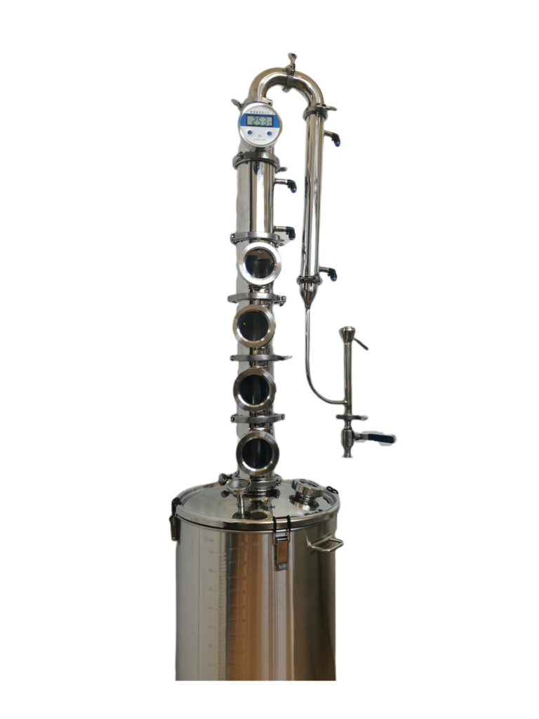 Stillmate SS 4" x 4 Plate Modular Spirits Still Column/Condensor ...