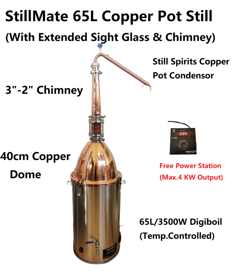Stillmate 65L Copper Mini Distilery Pot Still Kit - Brewers Choice