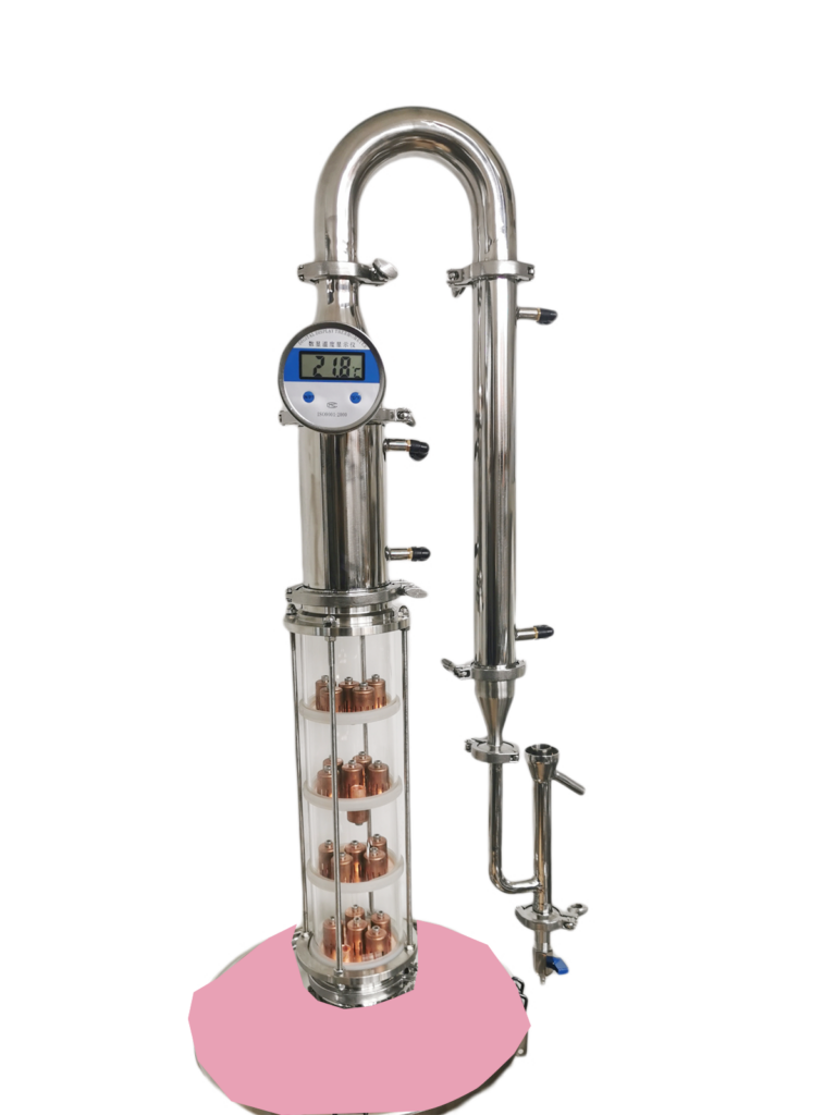 Stillmate SS 4" x 4 Plate Crystal Clear Modular Spirits Still Column ...
