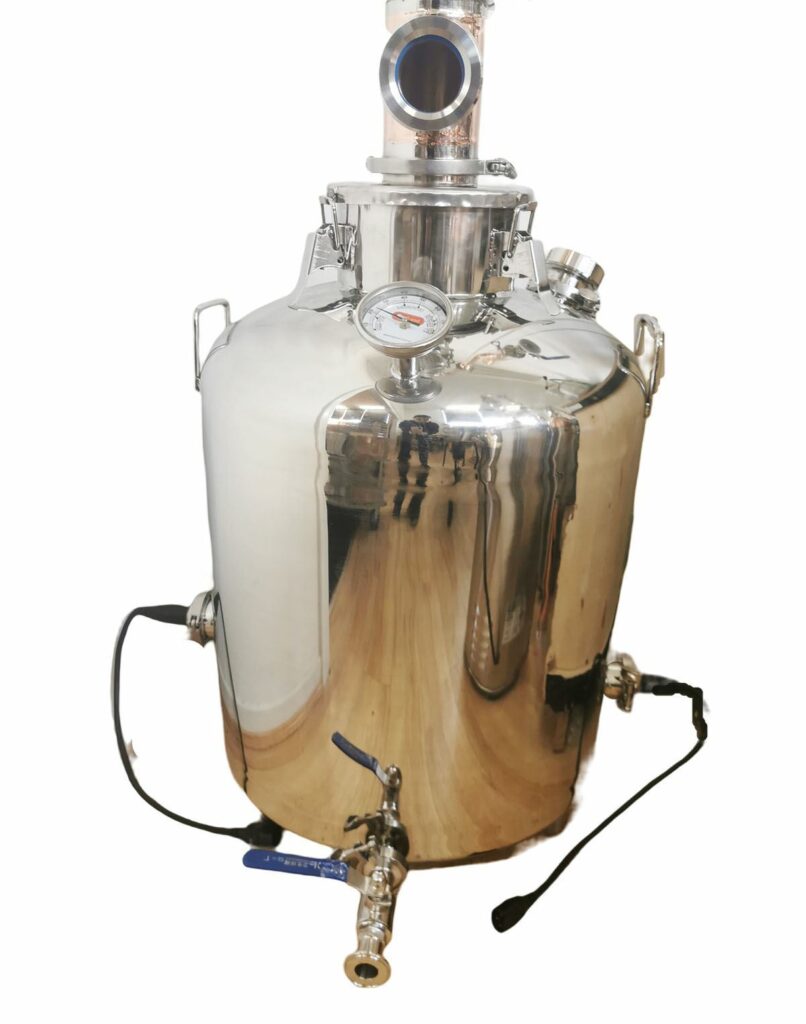 100L/240V/4400W 5 x 4" Plates Copper Gin Making Distillery Free power ...