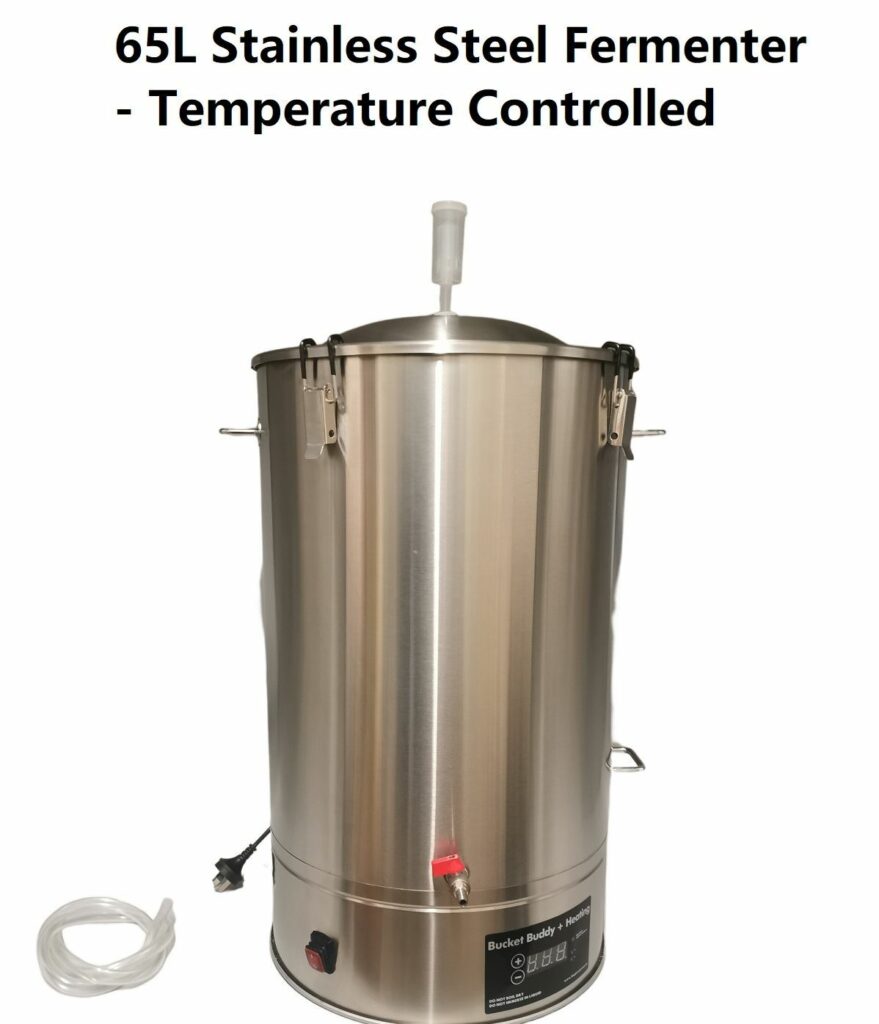 65L Temperature Controlled Stainless steel Fermenter (Heating Only ...