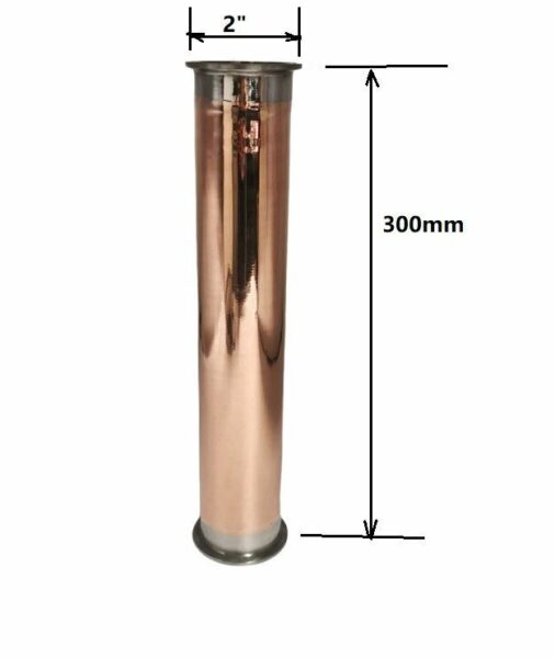 2"/300mm Copper Tri-clover Pipe - Brewers Choice