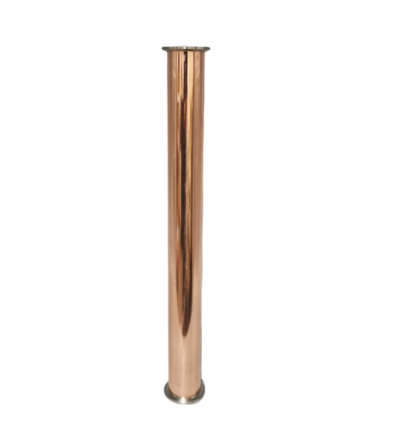 2"x 500mm Copper Tri-clover Straight Pipe - Brewers Choice