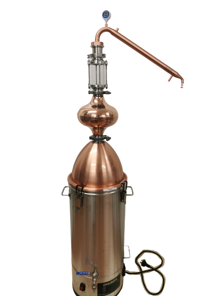 35L Alembic Copper Pot still With Onion V3510 - With sight glass ...