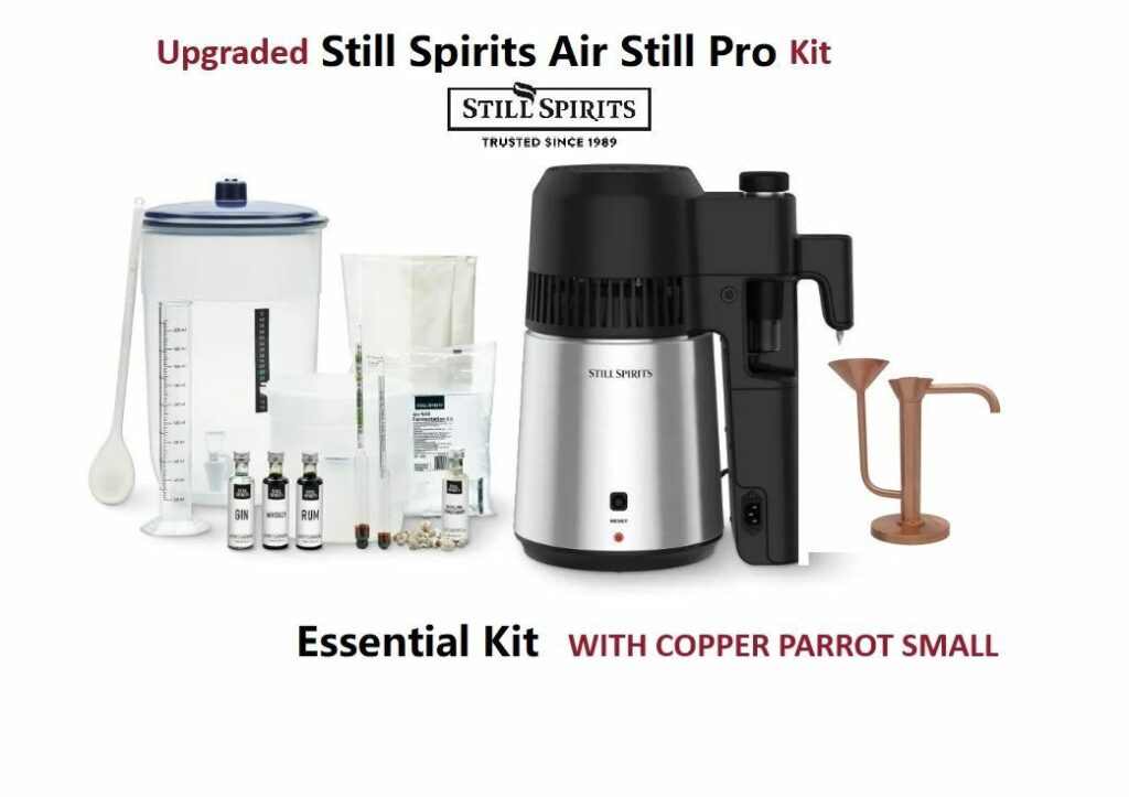 Upgrad Still Spirits Air Still Pro Essencial Kit with Parrot Small ...