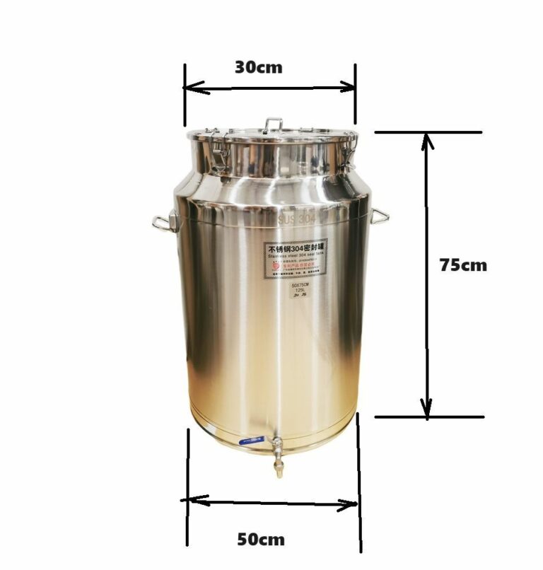 125L Full stainless steel Fermenter/Storage Tank - Brewers Choice