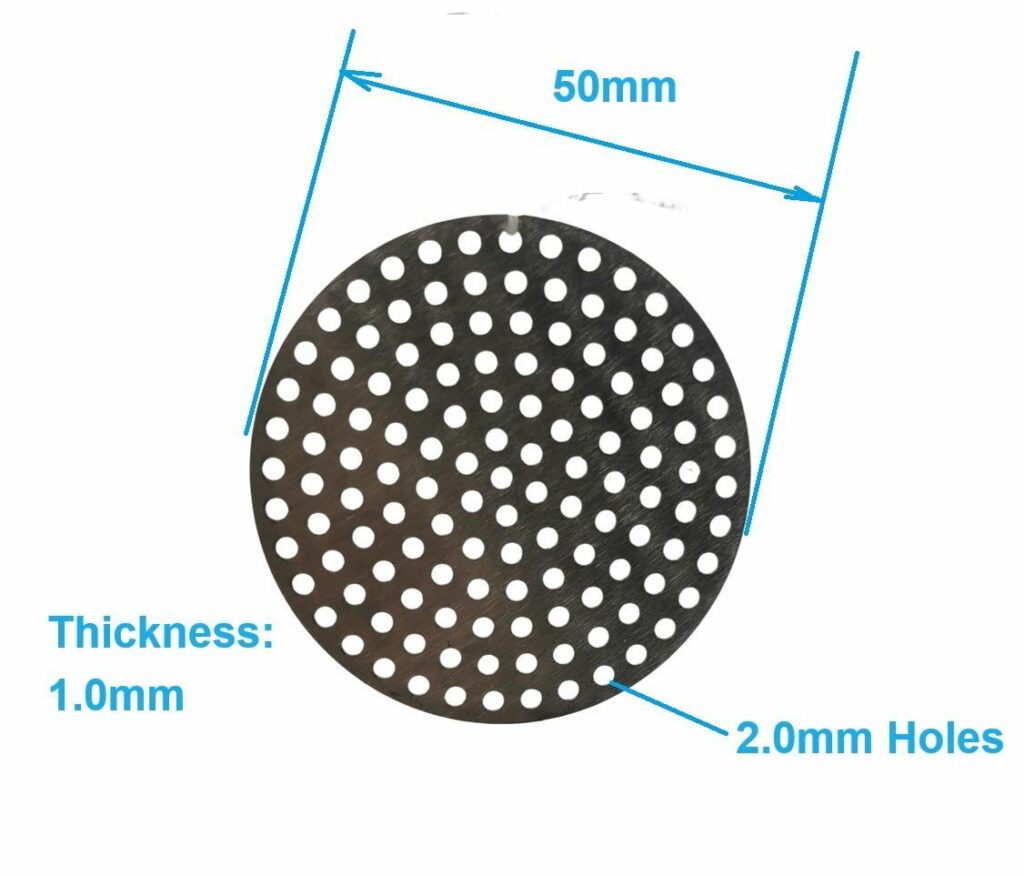 50mm Stainless Sieve plate for 2 Inch Tri-clover Fitting with seal kit ...