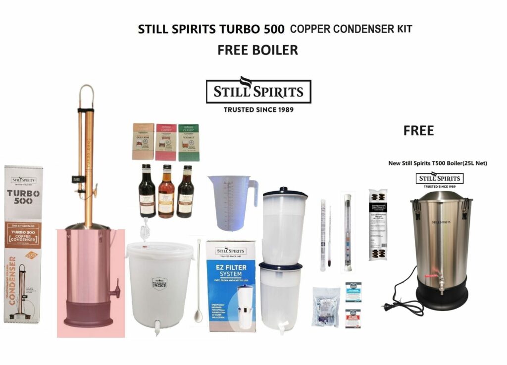 New Classic Still Spirits T500 Copper Condensor Kit FREE BOILER ...